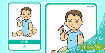 Mealtime Signs - Baby Sign Language - Twinkl