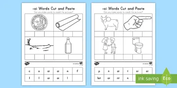Phonics Cut and Paste Worksheets | twinkl.com