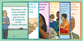 Nelson Mandela Posters | twinkl.co.uk
