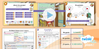 All About School Year 3 Primary Resources - Spanish Primary Resources