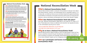 Reconciliation Week Activities for Students | Twinkl