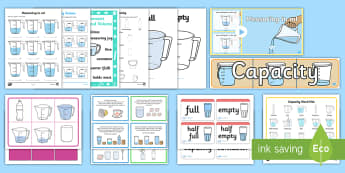 Volume and Capacity Years 0-2 NZ Teaching Resources