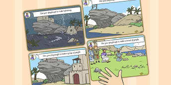The Two Builders Parable - Bible Story - Twinkl