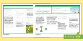 GCSE Geography Climate Changes | twinkl.co.uk
