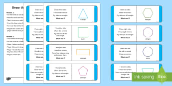 2D Shapes Names KS1 Resources - Recognise and Name Common Shapes