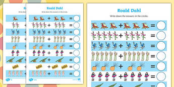 Roald Dahl, Maths, Early Years (EYFS), Roald Dahl, Story Books