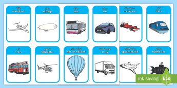 English Transports | twinkl.com.au