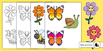 Spring Cutouts | twinkl.com