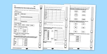 Maths Year 5 Primary Resources - Assessment Tests Maths Primary R