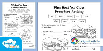 oa - Pip’s Boat eBooks - Phase 2 - Stage 5/6 Phonics - Linguistic Phonics