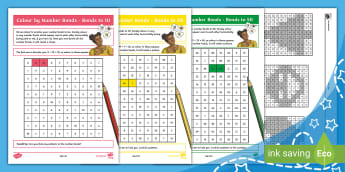 Colour by Number Printables | Maths Downloads for Parents