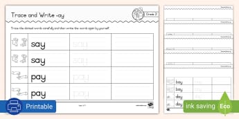 ai, ay Term 3 - Grade 2 Term 3 Phonics | English | South Africa | Twinkl