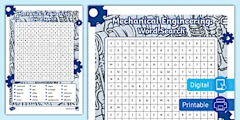 Engineering Word Search • Twinkl.com.au