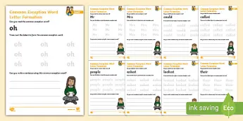 Phonics Common Exception Words | twinkl.com.au