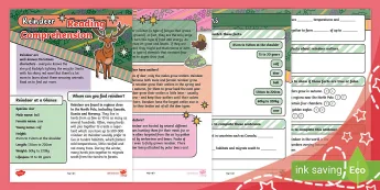 Reading Reindeer | twinkl.com.au