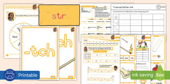 -tch Term 2 - Grade 2 Phonics | English | South Africa | Twinkl