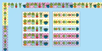 Succulent Classroom Decorations | twinkl.com