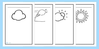 Weather Writing Frames and Worksheets Primary Resources,Weather