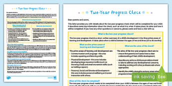 Two Year Progress Check | Foundation Assessment | EYFS 2021
