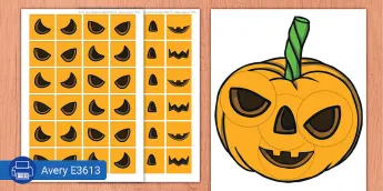Printable Pumpkin Faces | twinkl.co.uk