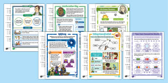 Monthly Comprehension Packs - KS1 Reading Comprehension Worksheets