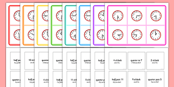 Mixed Time Bingo Games | twinkl.co.uk