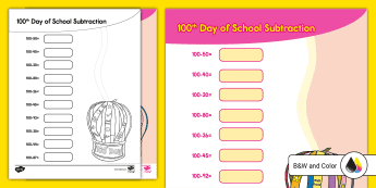 Subtraction Worksheets Pictures | twinkl.com