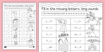 Missing Letters Activities | twinkl.co.uk