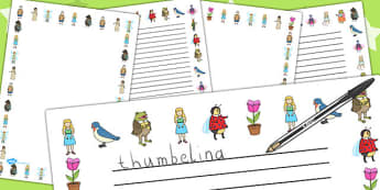 Thumbelina Activities, Worksheets and Games - Twinkl