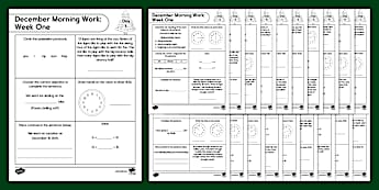 Morning Work Worksheets & Printables | Grade 1 | Twinkl