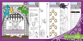 Dragon Maths Activities | twinkl.co.uk