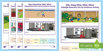 Colourful Semantics - SALT Inclusion - Twinkl Resources