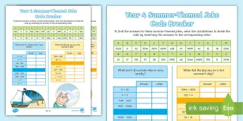 Summer Code Breakers | twinkl.com.au