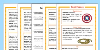 Superhero Resources | twinkl.co.uk
