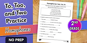 Homophones Worksheets | twinkl.com