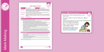 Mark-Making | Fine Motor Skills Plans | EYFS Planning | EYFS