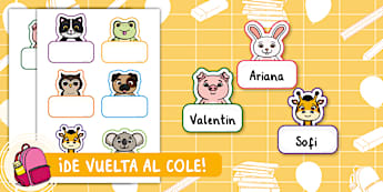 Categoría de solapines para imprimir - Twinkl Perú