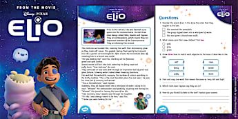 Disney Pixar Elio Activities for Kids | Twinkl Resources