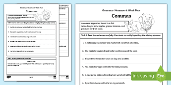 English Grammar Assignments | twinkl.com.au