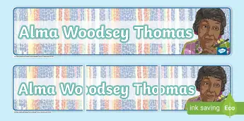 Alma Thomas Artworks | twinkl.co.uk