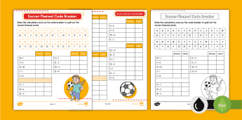 Soccer Mathematics Activities | twinkl.com.au