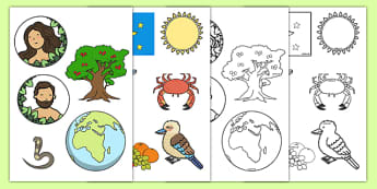 Creation Story Primary - Adam & Eve Activities for Children