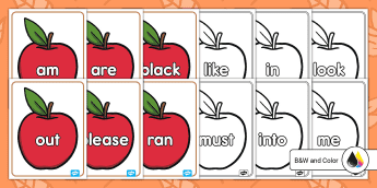 Fall Sight Words | twinkl.com
