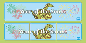 Year of the Snake | Chinese New Year | EYFS - Twinkl