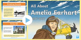 Amelia Earhart Biographies | twinkl.com.au