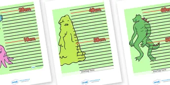 Measurement Height Charts | twinkl.com.au