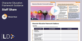 Character Education Guidance | School Wellbeing Toolkit