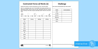 Spell by learning to spell more words with contracted forms