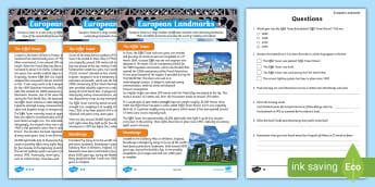 Around the World - Geography Reading Comprehensions KS2