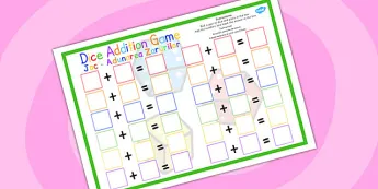 Addition Game Boards | twinkl.com.au